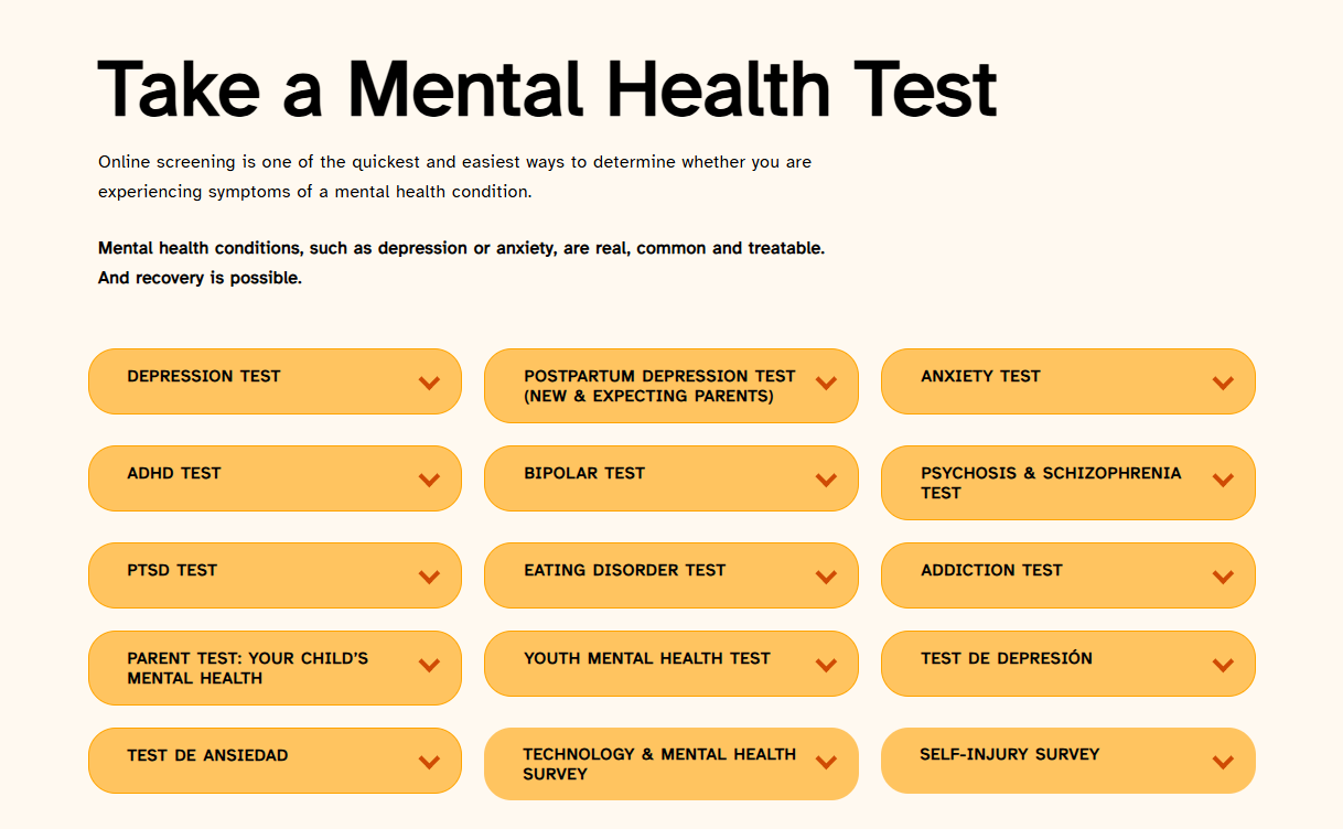 Mental Health Screening Tool - Easter Seals Greater Houston